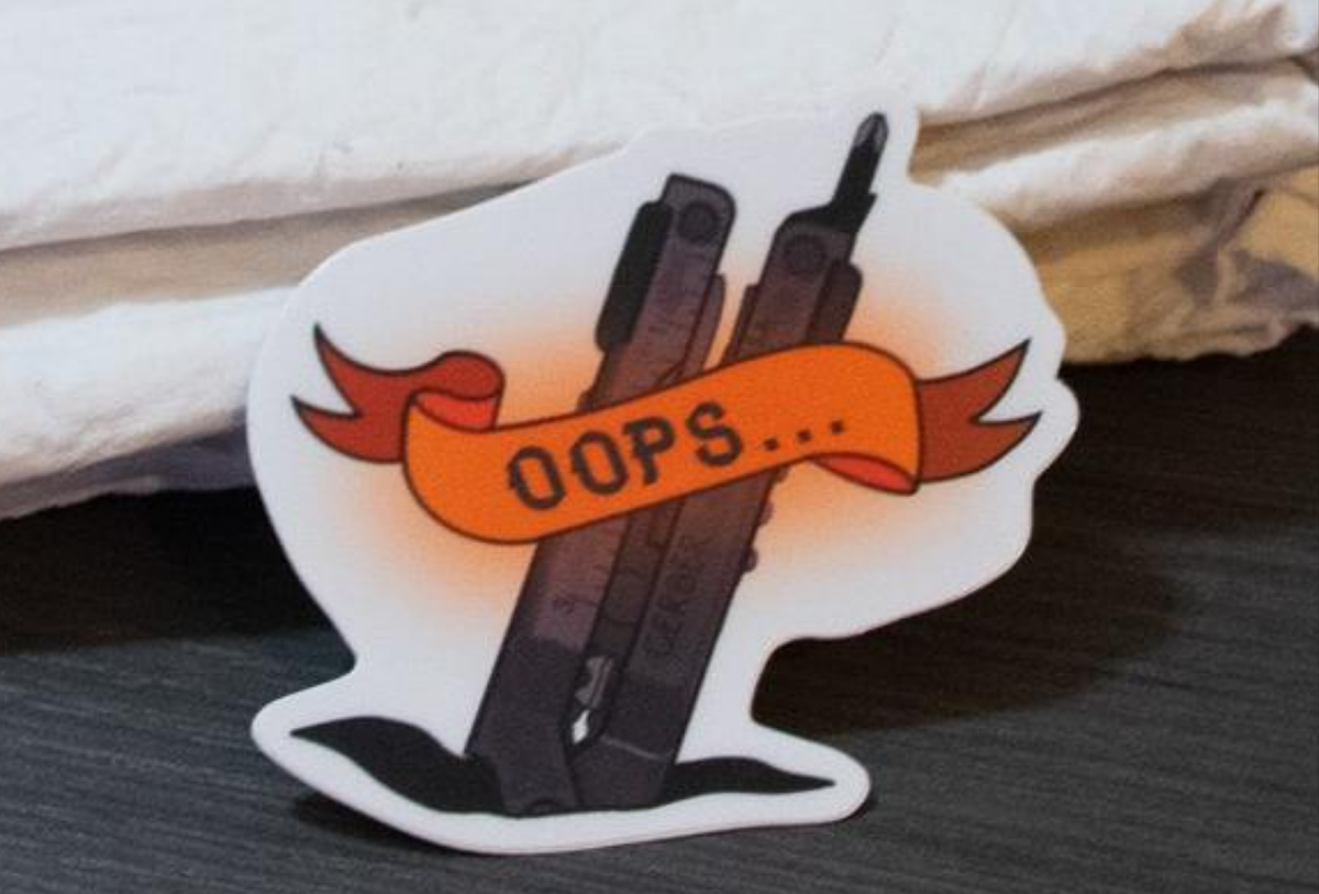 Oops Sticker – Crashaxeco